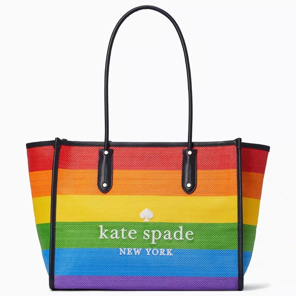 kate spade | Bags | Kate Spade Pride All Love Rainbow Ella Extra Large ...